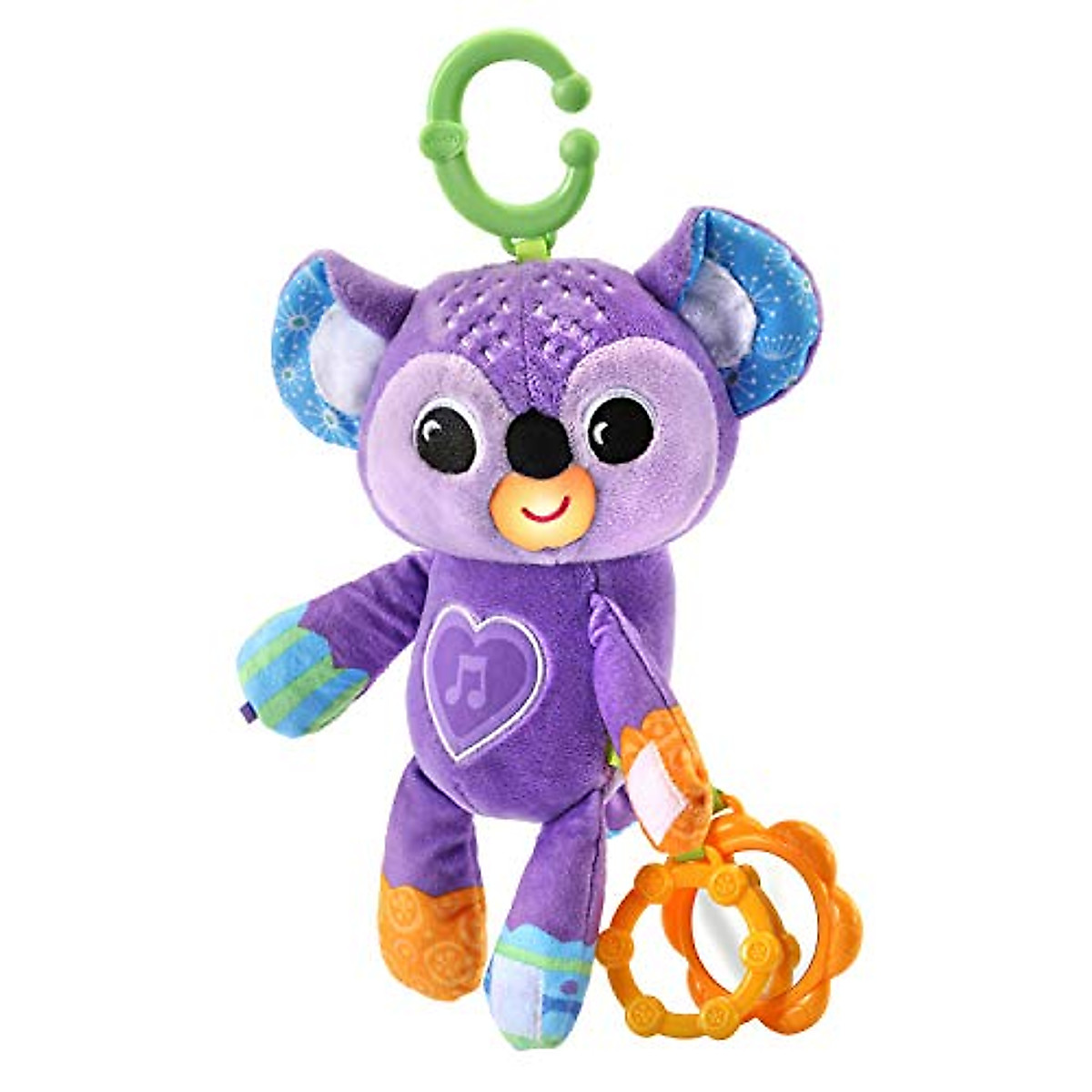 VTech Grab and Go Koala Plush Take-Along Toy, Purple