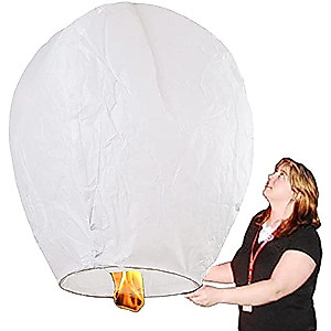 Linternas de Cielo Chino biodegradables para bodas, Fiestas, festivales, conmemorativos y más (paquete de 11)