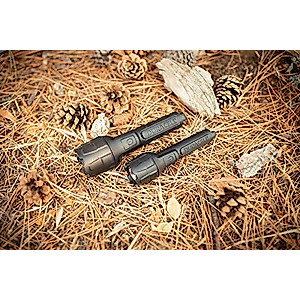 Duracell Heavy Duty Rubber Flashlight Combo Pack -100 & 80 Lumen Flashlights - Rubberized Construction with Comfort Grip Design and 2-AA & 2-AAA Batteries Included. Great for in-Door & Out-Door Use