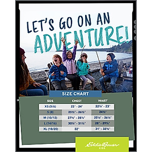 Eddie Bauer Boys' Jacket - CirrusLite Weather Resistant Down Coat for Boys - Insulated Quilted Bubble Puffer (3-20), Size 10-12, Black