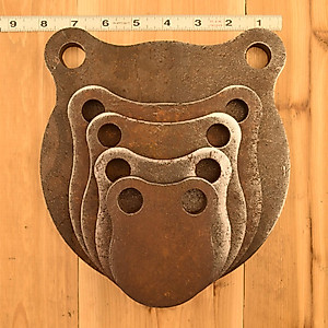 1/2" Thick AR500 Steel Shooting Targets 3" 4" 5" 6" 8" Gong Set