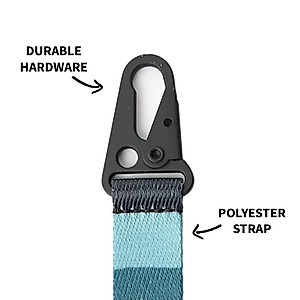 Thread Wallets Keychain Clip & Lanyard Hook: Durable Key Clip for Belt, Stylish & Compact Key Chain Clip for Keys, Keychain Lanyard Clips & Hooks for Easy Organization of Keys & Accessories (Carson)