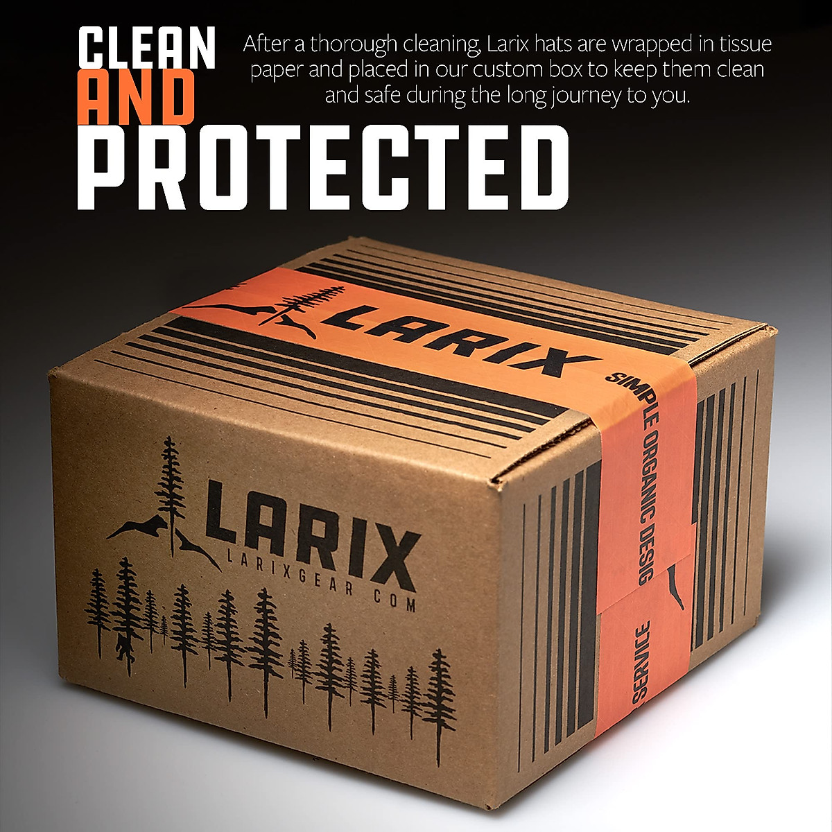 LARIX Trucker Hat - Mayfly - Black/Gray - Mens Fly Fishing Hat Fishing Cap