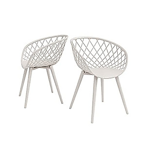 Jamesdar Kurv Set of 2 Chairs, White
