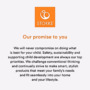 Tripp Trapp High Chair from Stokke, Natural - Adjustable, Convertible Chair for Children & Adults - Includes Baby Set with Removable Harness for Ages 6-36 Months - Ergonomic & Classic Design