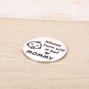 New Mommy Gifts For Men Decision Coin Dad Gifts For First Time Parents Pregnant Women Mom To Be Friends Baby Shower 1st Birthday Gifts Boy Girl Christmas Expecting Parents To Be Unique Gift