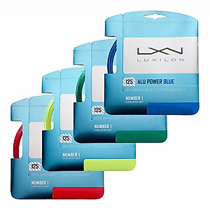 Luxilon ALU Power 125 Tennis String - Set, Lime Green