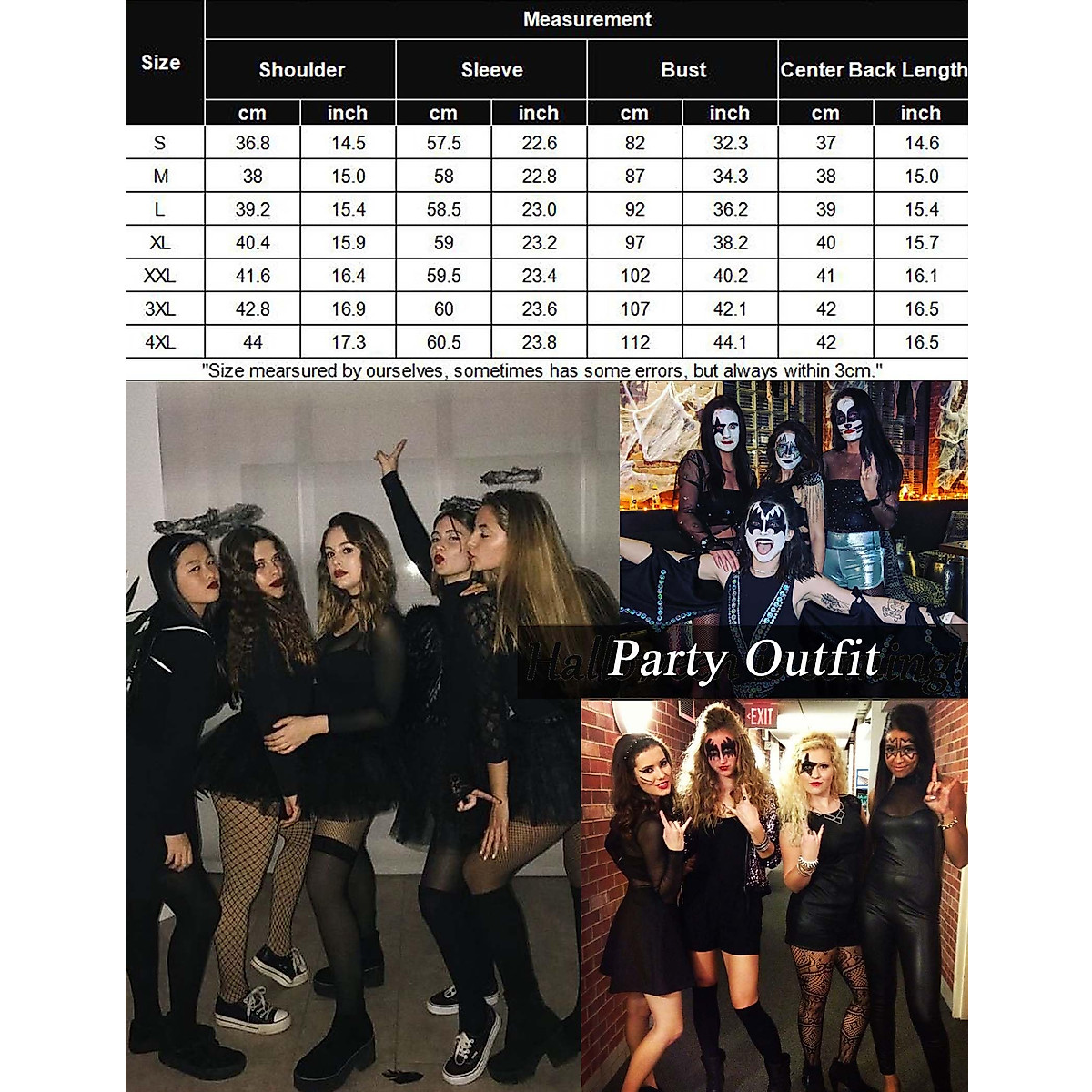 Avidlove Long Sleeve Mesh Crop Top Sheer Tops for Women See Through Shirt Black M