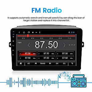 Android 11 Car Stereo Double Din for Toyota Sienna 2004 2005 2006 2007 2008 2009 2010, Biorunn 9 Inch Car GPS HD Touch Screen 1GB 16GB Navigation WiFi BT FM Head Unit…