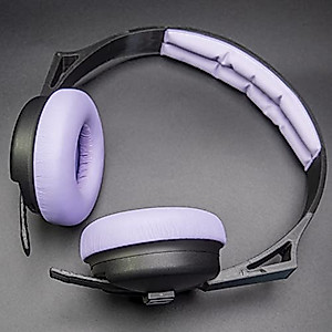 Voarmaks Purple Replacement Ear Pads Foam Cushion Headband Compatible with Sennheiser HD25 HD 25 HD 25-1 HD25-1ii HD25SP HMD25 HME25 HMEC25 Headphones