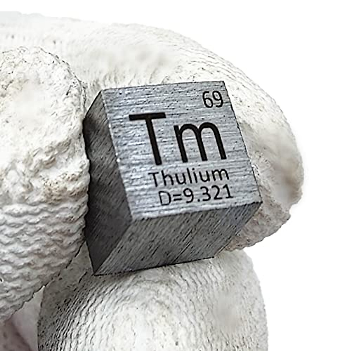 0.39" Element Cube Pure 10mm Density Cube for Element Collection Periodic Table Hunter, and More (0.39", Thulium)