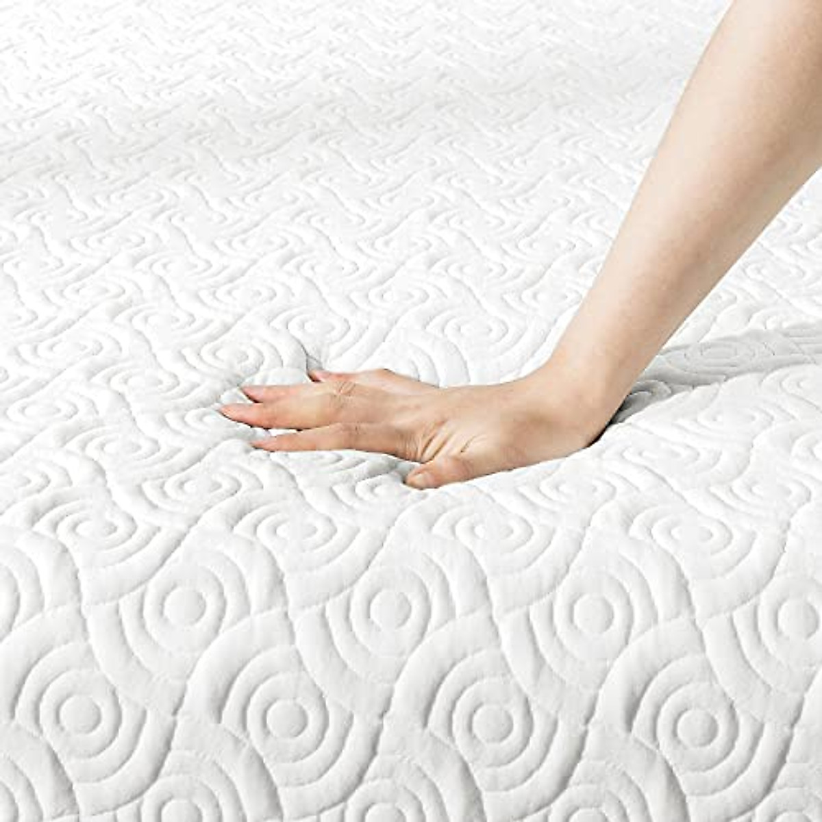 Best Price Mattress 13 Inch Signature Gel Memory Foam Mattress, Cooling Gel Infusion, Queen (ML-EGM-13Q), White