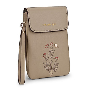 YALUXE Crossbody Bags for Women Cellphone Purse Wristlet Handbag