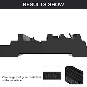 Multifunctional Base Portable Charger Desktop Charging Station Charging Base Charging Dock Fast Charging Station Stand Controller Charger Dock Game Controller Charger