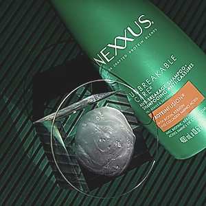 Nexxus Unbreakable Care Anti-Breakage Shampoo With Keratin, Collagen, Biotin For Fine And Thin Hair Sulfate Free Shampoo 13.5 oz