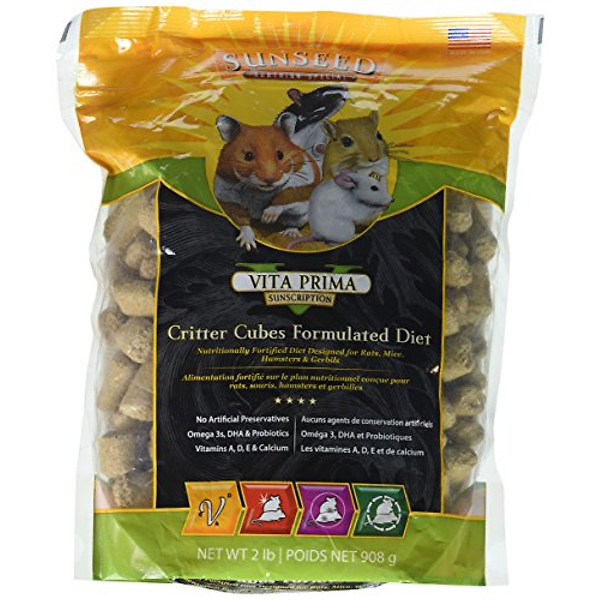 Sun Seed Critter Cubes - 2 Lb, Packaging May Vary