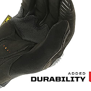 Mechanix Wear: M-Pact Work Gloves with Secure Fit, Work Gloves with Impact Protection and Vibration Absorption, Safety Gloves for Men (Black/Grey, Large)