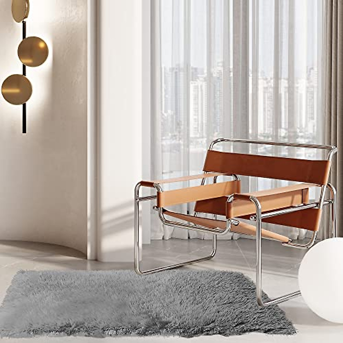 TTLOJ Rectangle Rug, Area Rug for Kids Play Tent, Mat Pad for Kids Playhouse for Nursery Baby Room, Children Room Home Decor Dormitory Soft Velvet 50.5" Lx38.5 W Gray