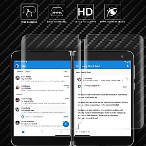 (3 Pack) Orzero Compatible for Microsoft Surface Duo (Premium Quality) Edge to Edge (Full Coverage) Screen Protector, High Definition Anti-Scratch Bubble-Free (Lifetime Replacement)