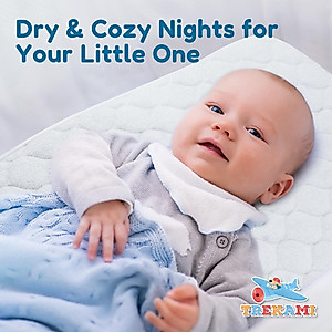 Baby Bassinet Mattress Pad - Rectangle Bassinet Mattress 16x32x1.5 with Waterproof Washable Zippered & Breathable Bassinet Mattress Topper Cover - Rectangle Baby Mattress Fit for Moses Basket & Cradle