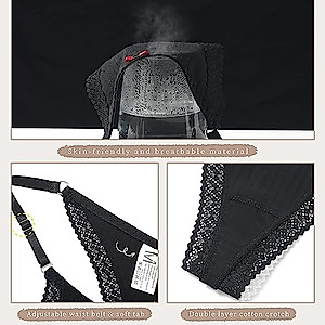 Aijolen Cotton G-String Thongs for Women Adjustable Thong Underwear Low Waist women's Panties No Show Women Thong Underpants