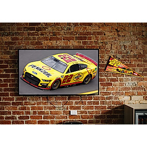 Rico Industries Joey Logano No. 22 Premium 12”x30” Felt Wall Pennant Flag – Display Your NASCAR Fandom in your Home, Garage, Office or Man Cave