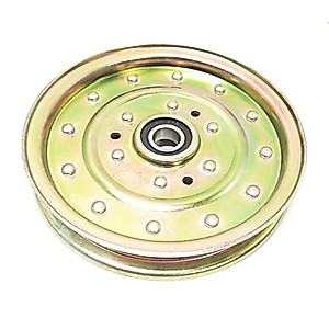 Heavy Duty Idler Pulley - Compatible With Exmark Pulley 116-4667 126-4667 126-7685 1-633109 132-9424, Compatible With Husqvarna 539102610, Compatible With Toro 116-4667 1267684 132-9424 1-633109