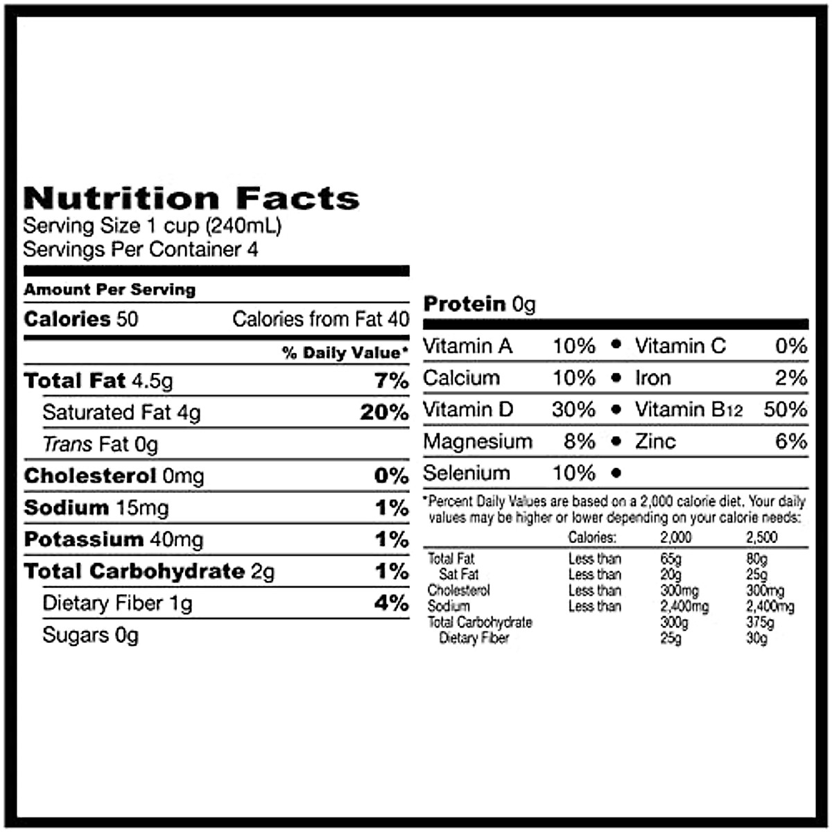 So Delicious Dairy Free Shelf-Stable Coconutmilk, Unsweetened, Vanilla, Vegan, Non-GMO Project Verified, 1 Quart (Pack of 12)