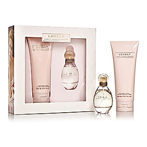 Lovely By SJP Gift Set For Women - Classically Charming, Ultra-Glamorous Scent - Silky White Amber Fragrance With Powdery, Intimate Notes - Includes Perfume Spray And Body Lotion - 2 Pc