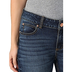 Wrangler Women's Retro Mae Rise Stretch Boot Cut Jean, Mid Wash, 13W x 32L