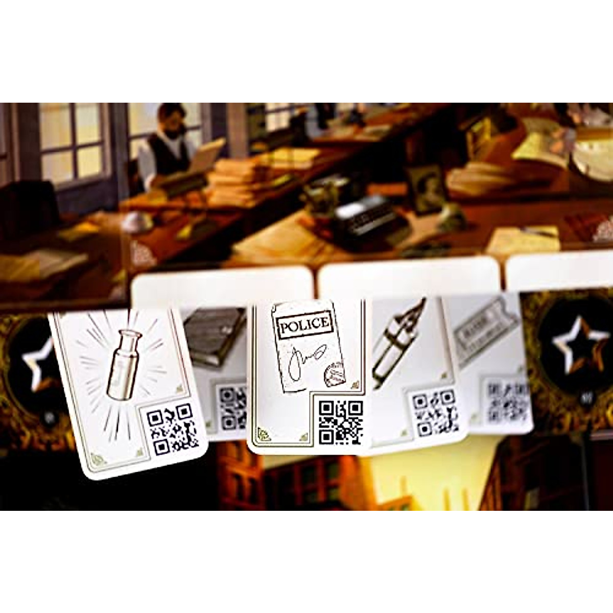 Chronicles of Crime Millennium 1900 Board Game - Immersive Detective Mystery Adventure, Cooperative Game for Kids and Adults, Ages 12+, 1-4 Players, 60-90 Minute Playtime, Made by Lucky Duck Games