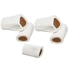 MPP Stuffed Bully Shin Bones 4 Inch Refillable Nutritious Hard Dog Dental Care Chews (1 Bone)