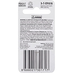 Energizer CR1616 Lithium Coin Battery