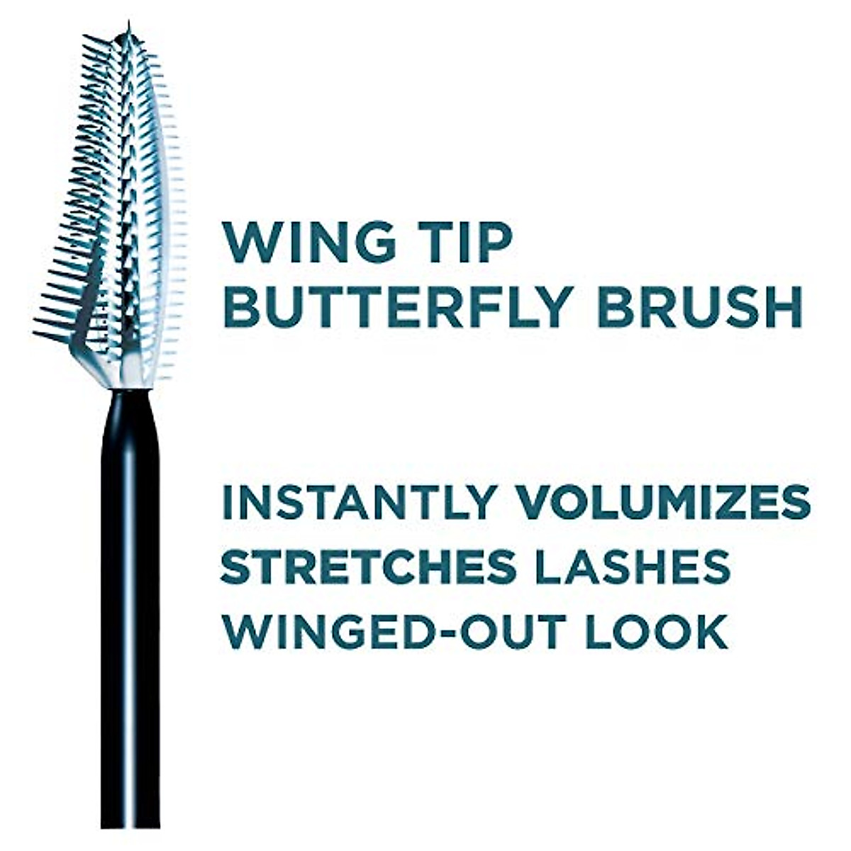 L'Oreal Paris Voluminous Butterfly Mascara, Waterproof, Black, 0.22 Fl. Oz., 1 Count