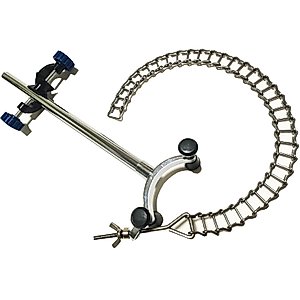 SWONES Lab Chain Clamp - Lab Beaker Chain Clamp Clip,Beaker Chain Clamp,Adjustable Beaker Chain Clip,for 80-150mm Dia Beaker Container (1, Lab Chain Clamp)