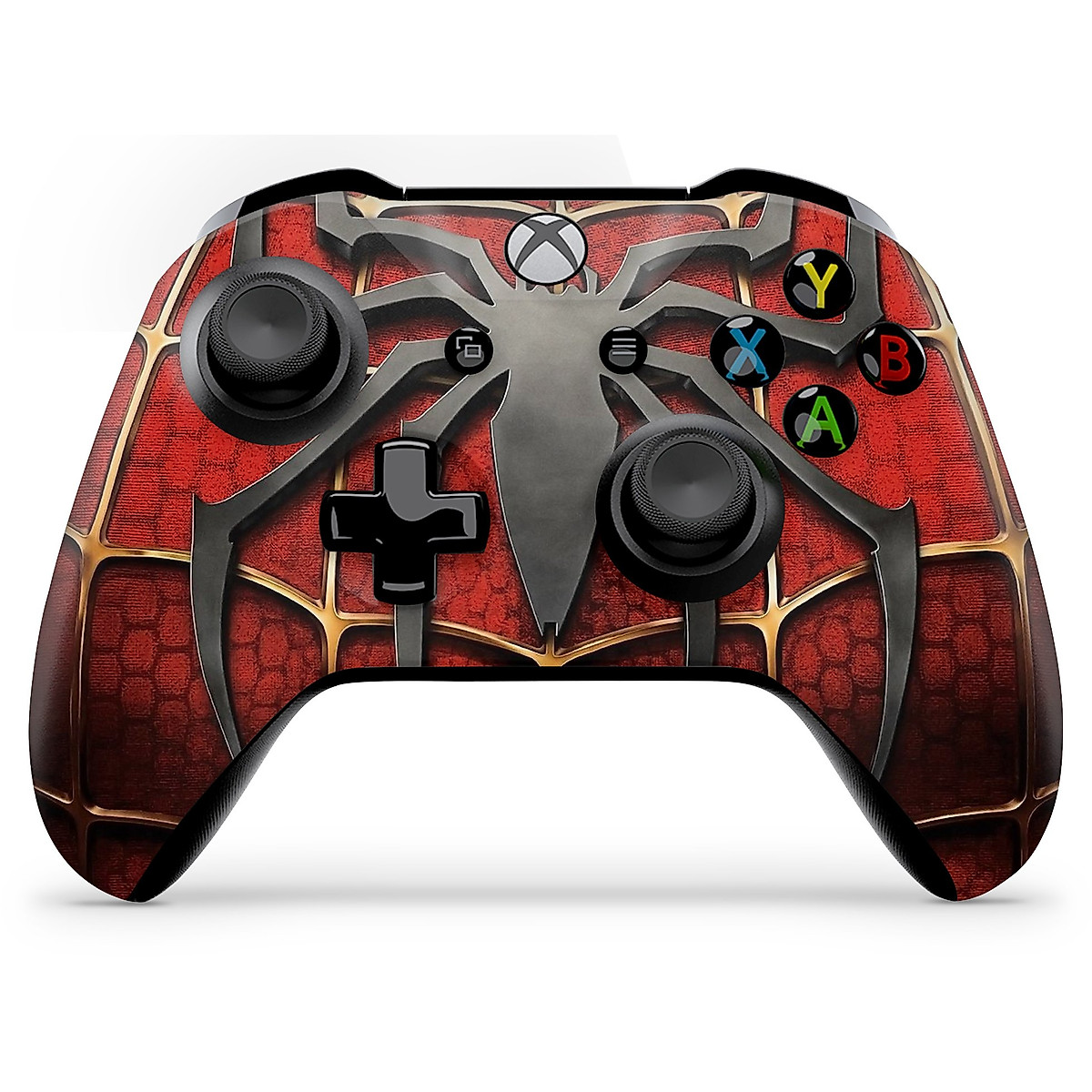 2 x Spider Controller Skins Full Wrap Vinyl Sticker Compatible with Xbox One/S/X