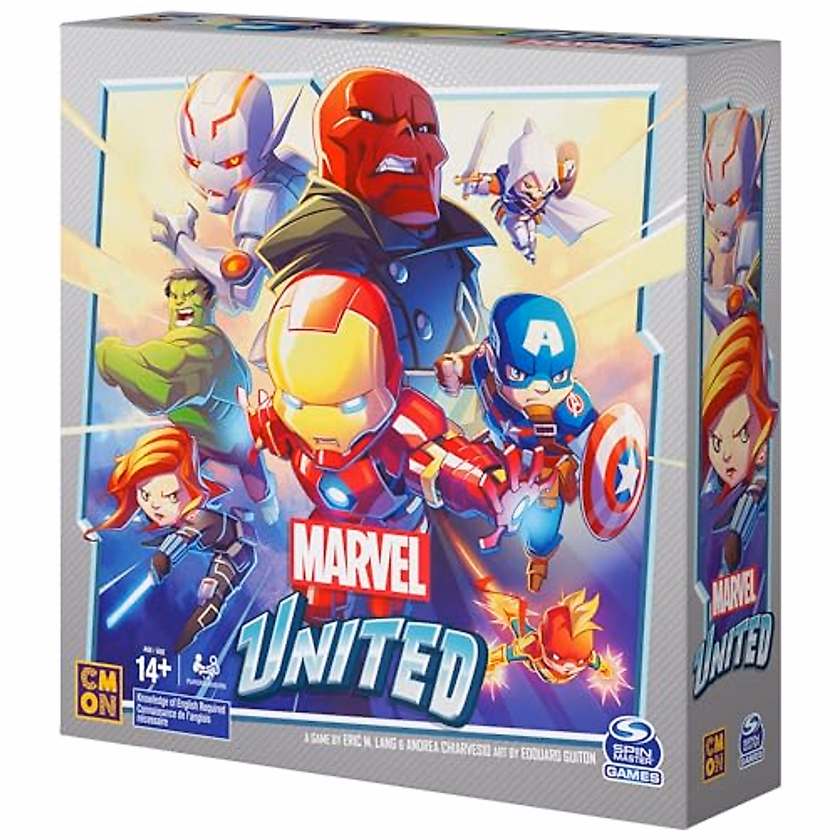 Marvel United, Award-Winning Superhero Cooperative Multiplayer Strategy Card Game Captain America Hulk, for Adults, Families and Kids Ages 14 and up