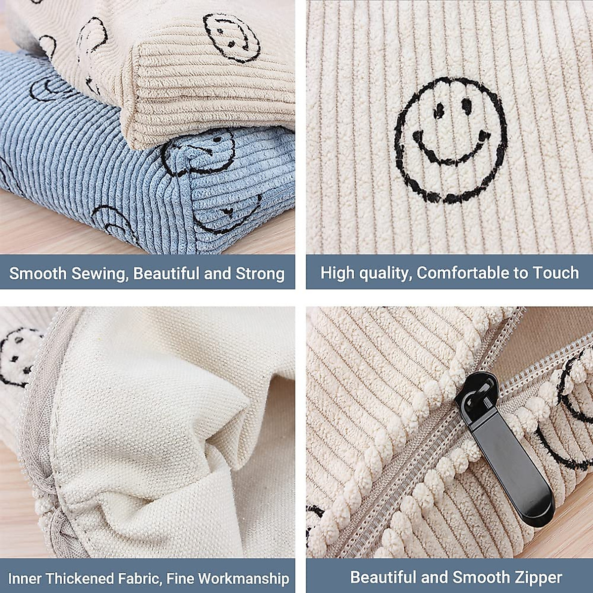 Corduroy Cosmetic Bag For Women Polka Dot Makeup Bag Travel Toiletry Bag For Women Aesthetic Stuff Girls Case Bags Alipearl (Light Pink)