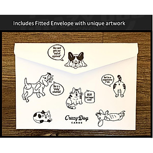 Crazy Dog T-Shirts The Wild Dill Doe Birthday Card Funny Deer Pickle Adult Humor Card Birthday Cool Animal Dill Doe 3 Pack