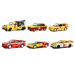 Greenlight 41125 Shell Oil Special Edition Series 1 Complete Set of Six (6) Diecast Models 1:64 Scale