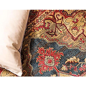 Unique Loom Sahand Collection Area Rug - Arsaces (2' 2" x 3' 1" Rectangle, Navy Blue/ Gray)