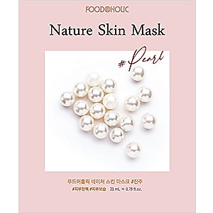 [ Nature Skin ] 100 Combo Pack Face Sheet Mask, Nude Sheet with Release Paper, Premium Quality Korean Facial Sheet Mask (10 x 10 Types : Aloe, Blueberry, Collagen, Cucumber, Green-Tea, Pearl, Rose, Royal-Jelly, Tea-Tree, Vitamin) FOODAHOLIC