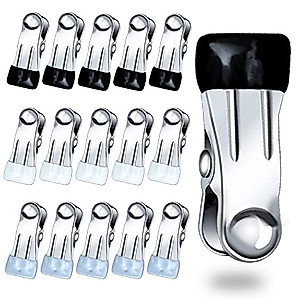 30 Pack Heavy Duty Clothes Pins for Hanging Clothes,Stainless Steel Strong Clips for Clothes ,Crafts,Beach Towel,Kitchen Clips Sock,Fabric,Utility Clips Drying Pegs for Outdoor Clothesline Clips