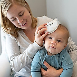Dr. Brown's Cold Comfort Compress Baby Ice Pack, Freezable Reusable First Aid Pain Relief for Kids, Small Polar Bear and Whale, 2-Pack