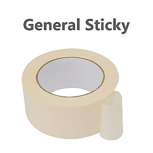 LICHAMP Wide Masking Tape 2 inches, White Masking Tape Bulk Multi Pack, General Purpose & High Performance, 1.95 inches x 55 Yards x 4 Rolls (220 Total Yards)