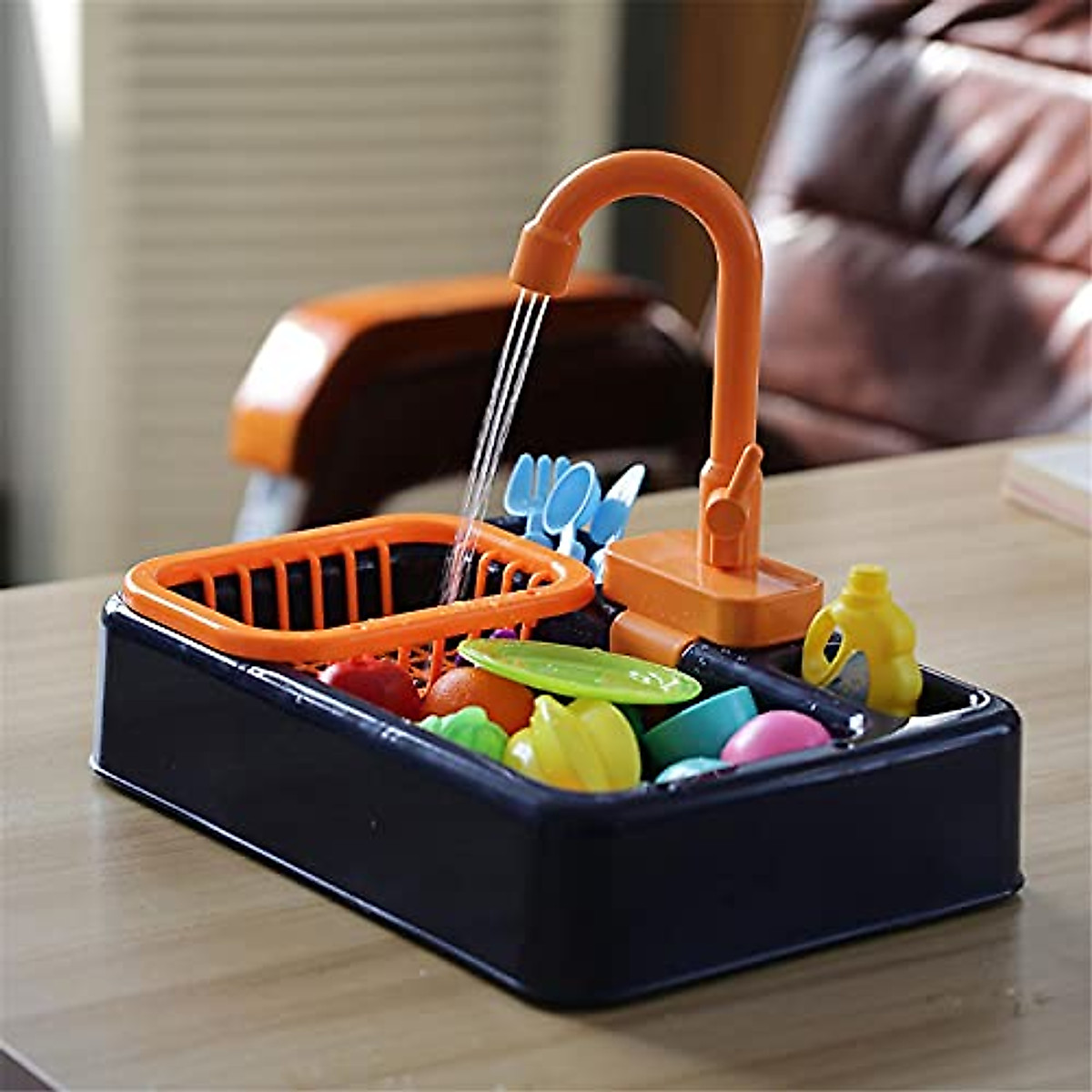 Activane Bird Bath Tub, Parrot Automatic Bathtub with Faucet, Bird Shower Bathing Tub Feeder Bowl for Pet Small Medium Parrot Parakeet Cockatiel Conure