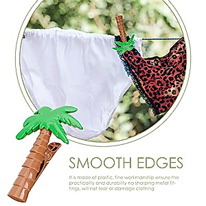 Cabilock 2pcs Beach Towel Clips Palm Tree Shape Towel Clamps Fixing Clips Powerful Beach Pool Lounge Chair Clips Quilt Clips Clamps