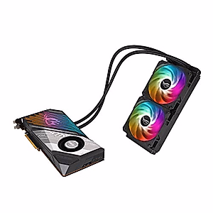 ASUS ROG Strix LC AMD Radeon™ RX 6800 XT OC Edition Gaming Graphics Card (PCIe 4.0, 16GB GDDR6, HDMI 2.1, DisplayPort 1.4a, Full-Coverage Cold Plate, 240mm Radiator, 600mm tubing, GPU Tweak II)