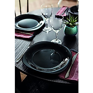 Dajar Carine Luminarc Dinner Set 18–Piece White / Black
