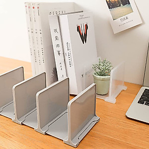 Desktop Bookshelf can be Combined Book Stand Desktop Book File Finishing Rack spacing Adjustable Book Stand Divider